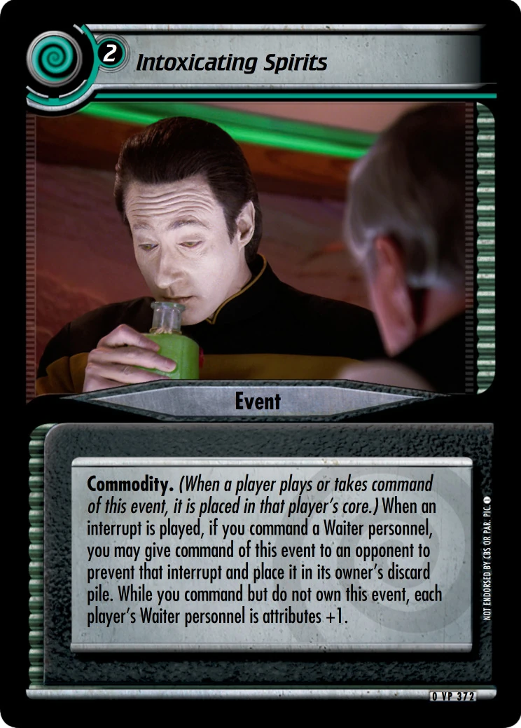 Intoxicating Spirits (VP) | CardGuide Wiki | Fandom