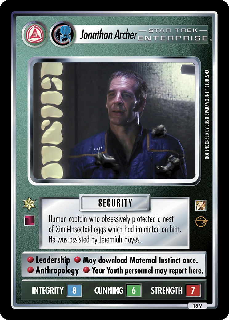 Jonathan Archer (DrPe) | CardGuide Wiki | Fandom