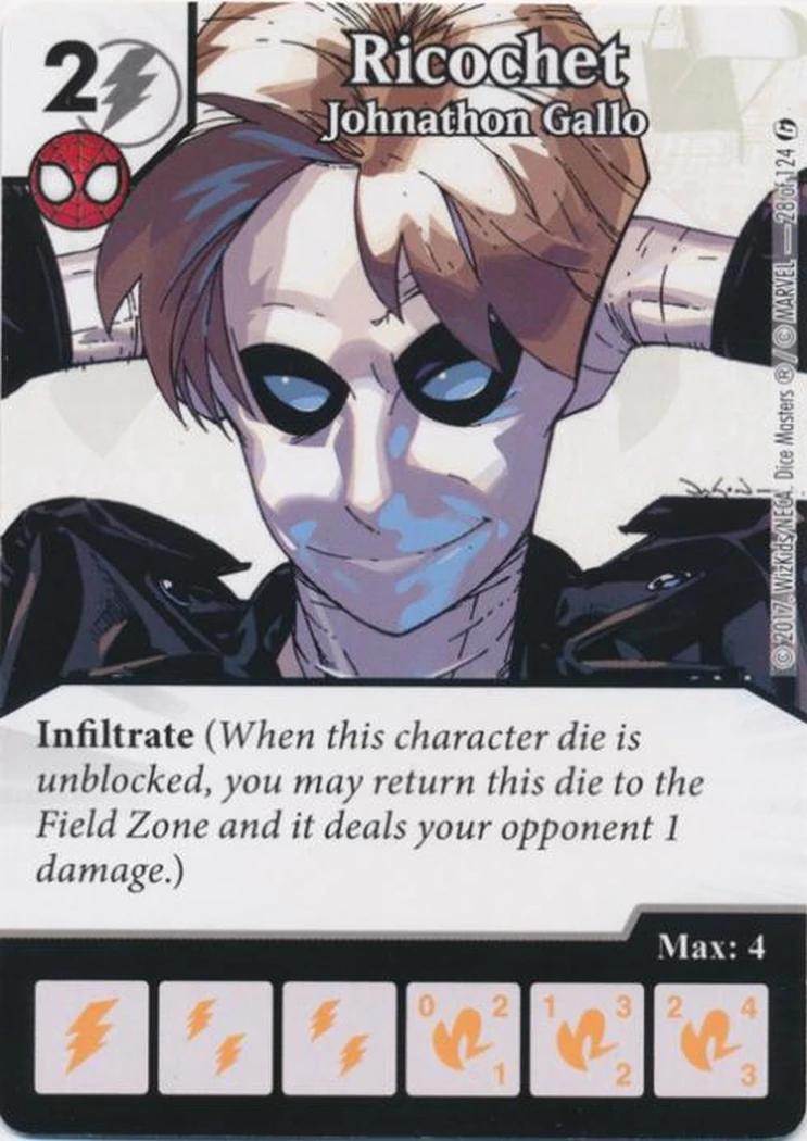 Ricochet - Johnathon Gallo (GotG) | CardGuide Wiki | Fandom