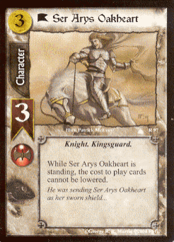 Ser Arys Oakheart (ACoS) | CardGuide Wiki | Fandom