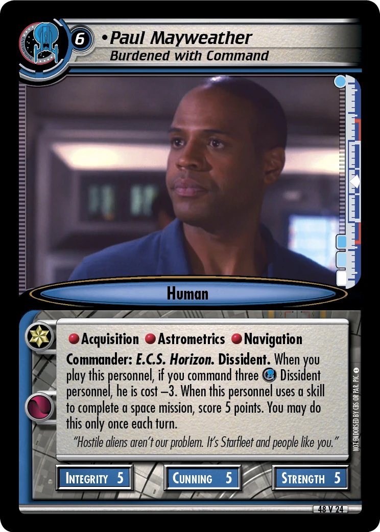 Paul Mayweather - Burdened with Command (LPU) | CardGuide Wiki | Fandom
