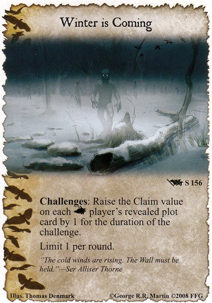 Winter is Coming (CS) | CardGuide Wiki | Fandom