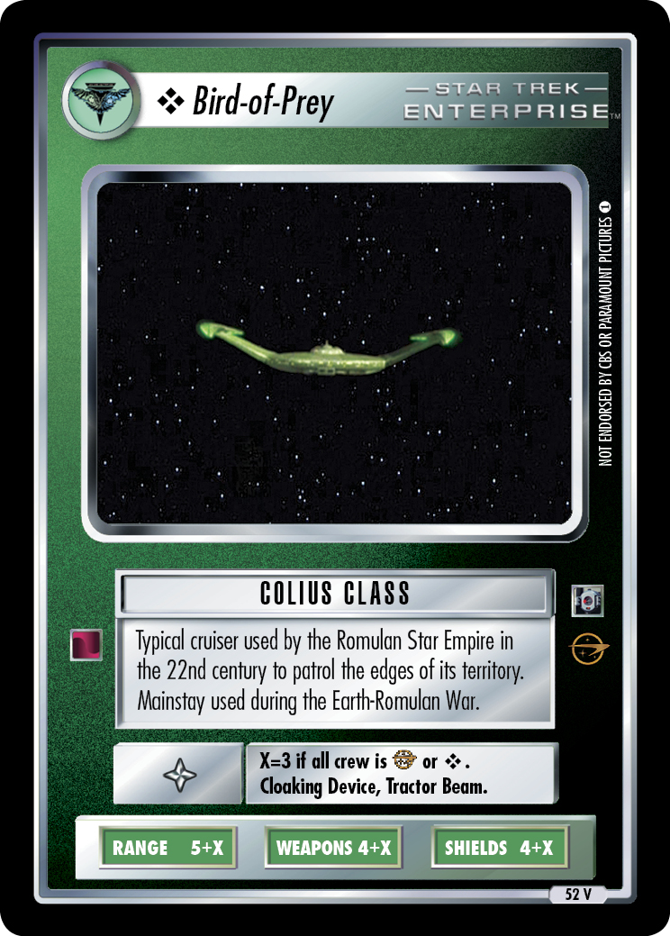 Bird Of Prey Cf Cardguide Wiki Fandom