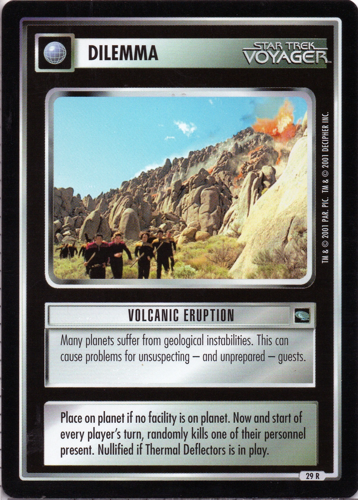Volcanic Eruption (VOY) | CardGuide Wiki | Fandom