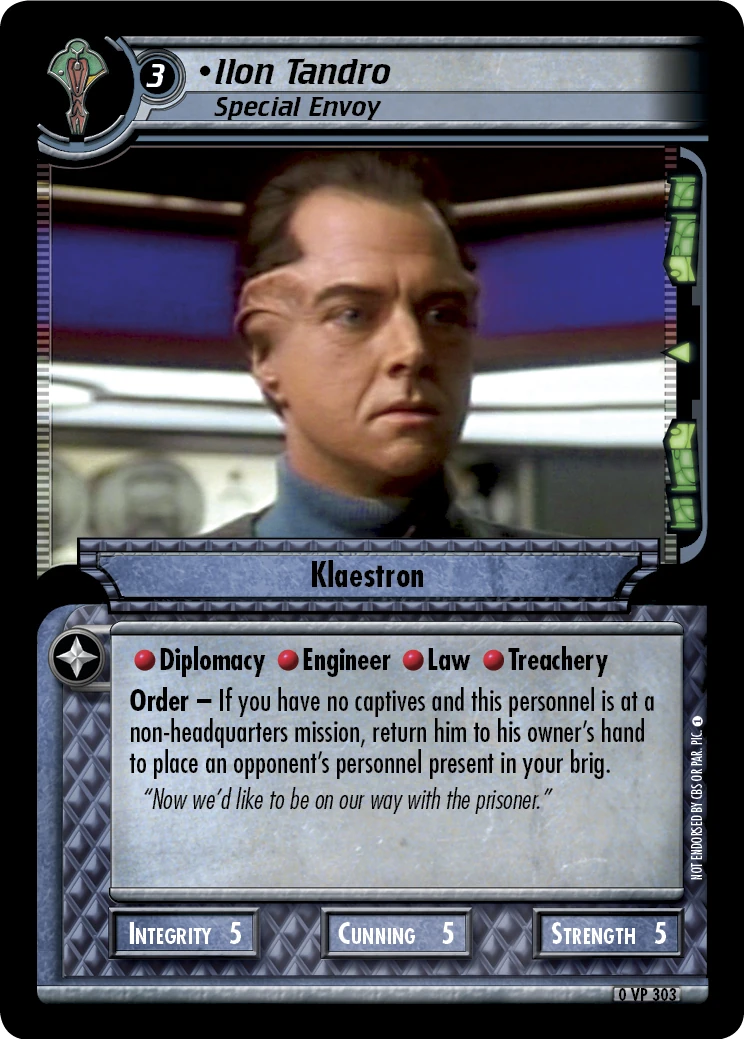 Ilon Tandro - Special Envoy (INH) | CardGuide Wiki | Fandom