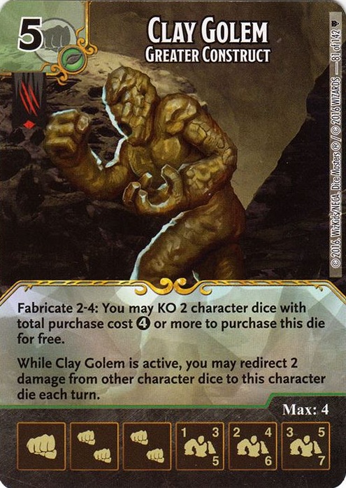 Clay Golem Greater Construct Fus Cardguide Wiki Fandom