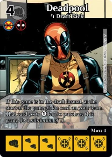 Deadpool - 1 Draft Pick (TDPSDP) | CardGuide Wiki | Fandom