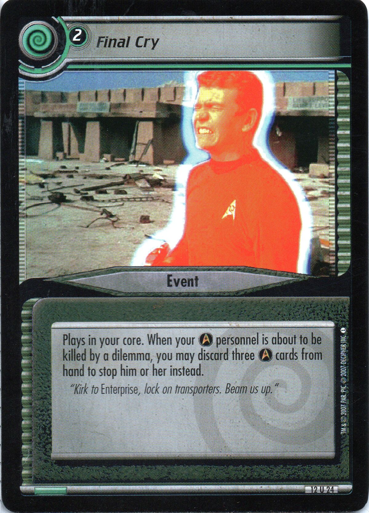 Final Cry Tatv Cardguide Wiki Fandom