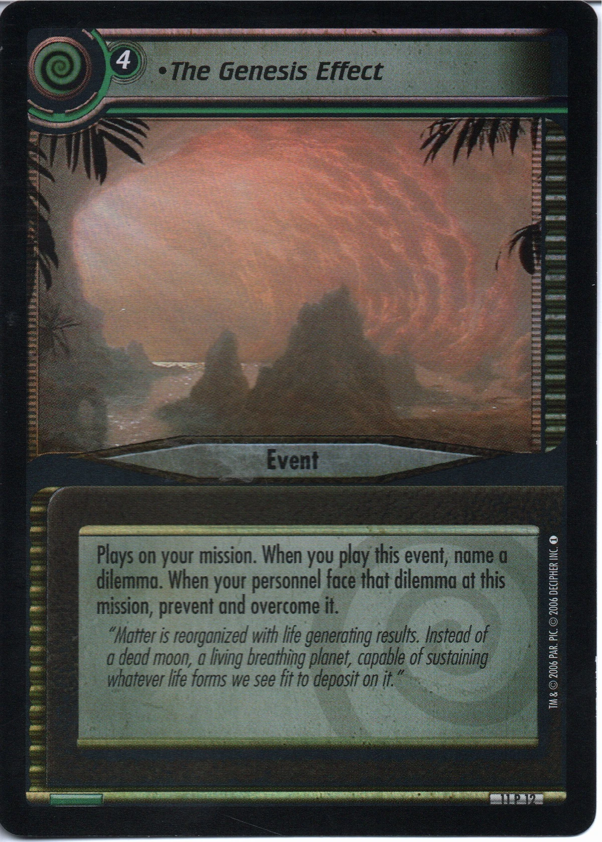 The Genesis Effect (Genesis) | CardGuide Wiki | Fandom