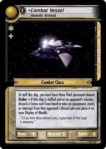 Combat Vessel - Heavily Armed (US) | CardGuide Wiki | Fandom