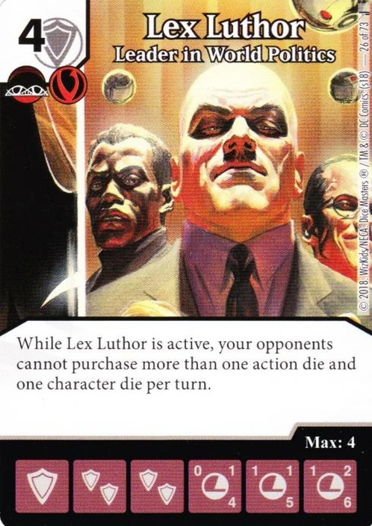 Lex Luthor - Leader in World Politics (JCB) | CardGuide Wiki | Fandom