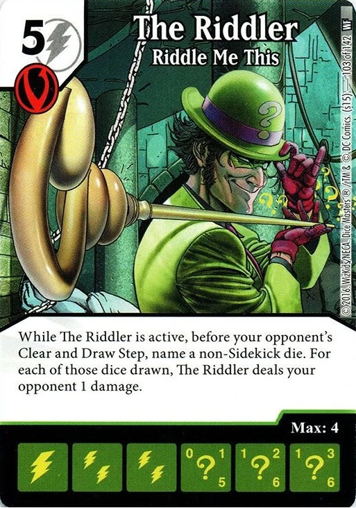 The Riddler - Riddle Me This (WFDM) | CardGuide Wiki | Fandom