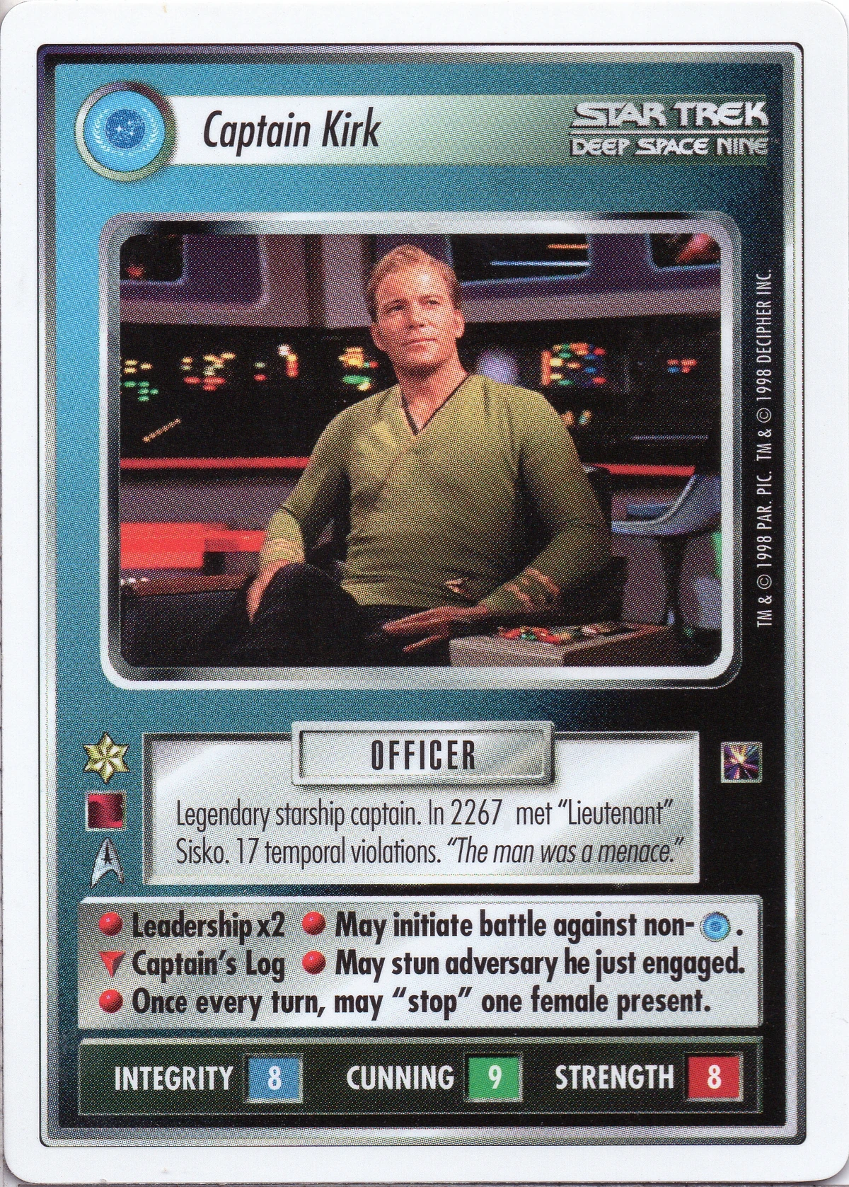 Captain Kirk (TD) | CardGuide Wiki | Fandom