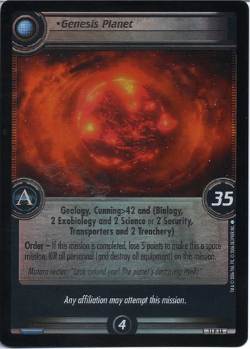 Genesis Planet (Genesis) | CardGuide Wiki | Fandom