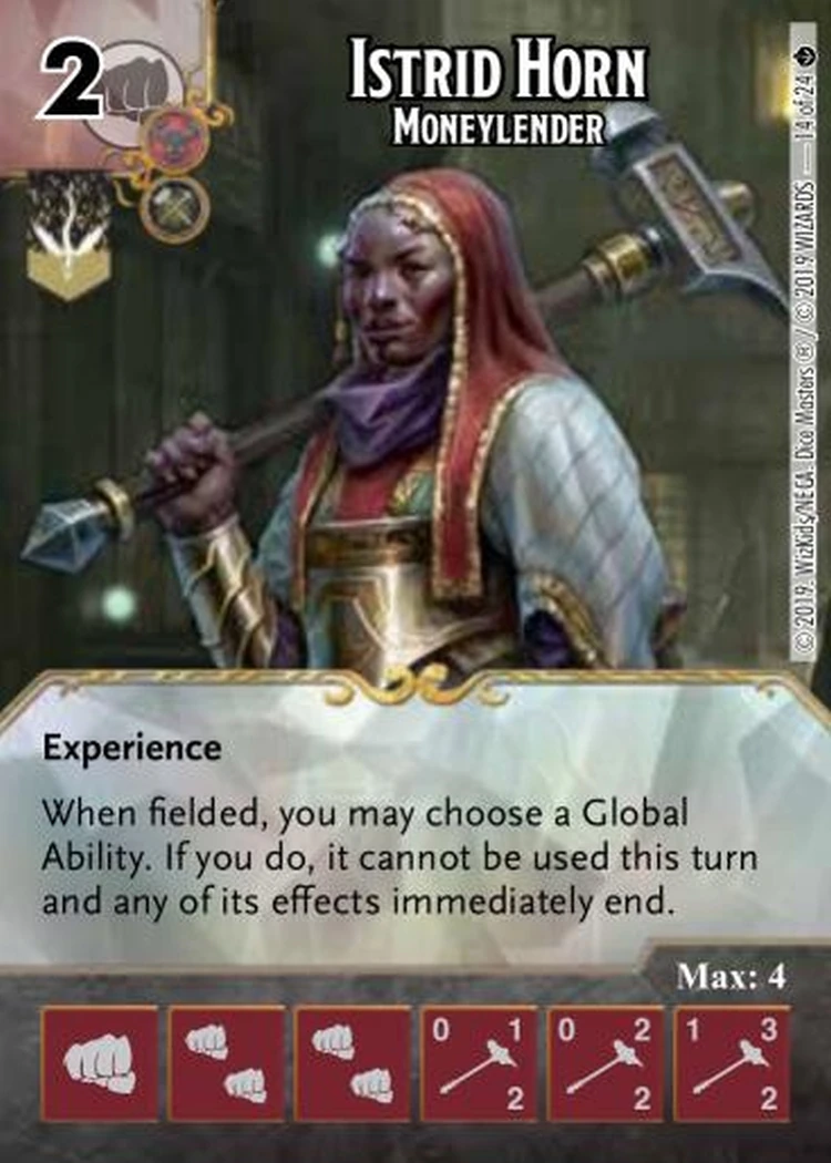 Istrid Horn - Moneylender (TZTP) | CardGuide Wiki | Fandom