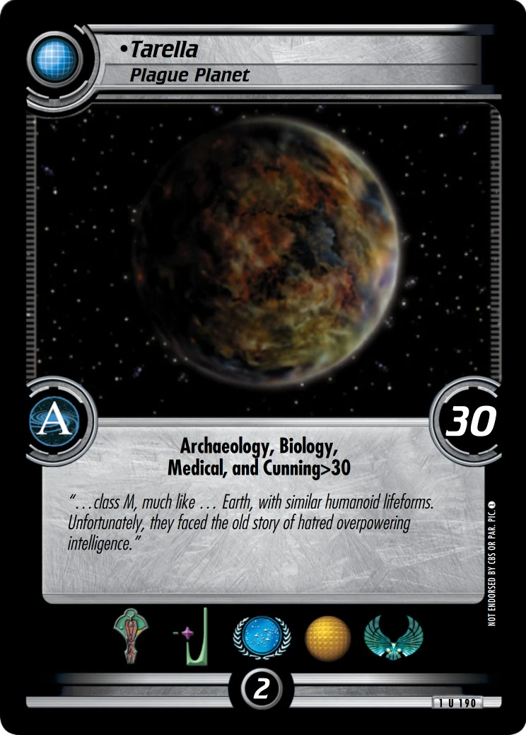 Tarella - Plague Planet (Errata) (2E) | CardGuide Wiki | Fandom