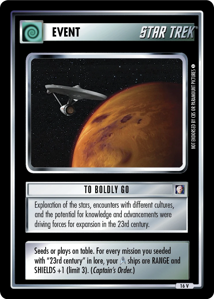 To Boldly Go | CardGuide Wiki | Fandom