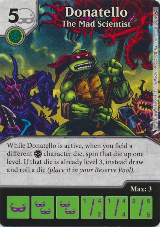 Donatello - The Mad Scientist (TMNT) | CardGuide Wiki | Fandom