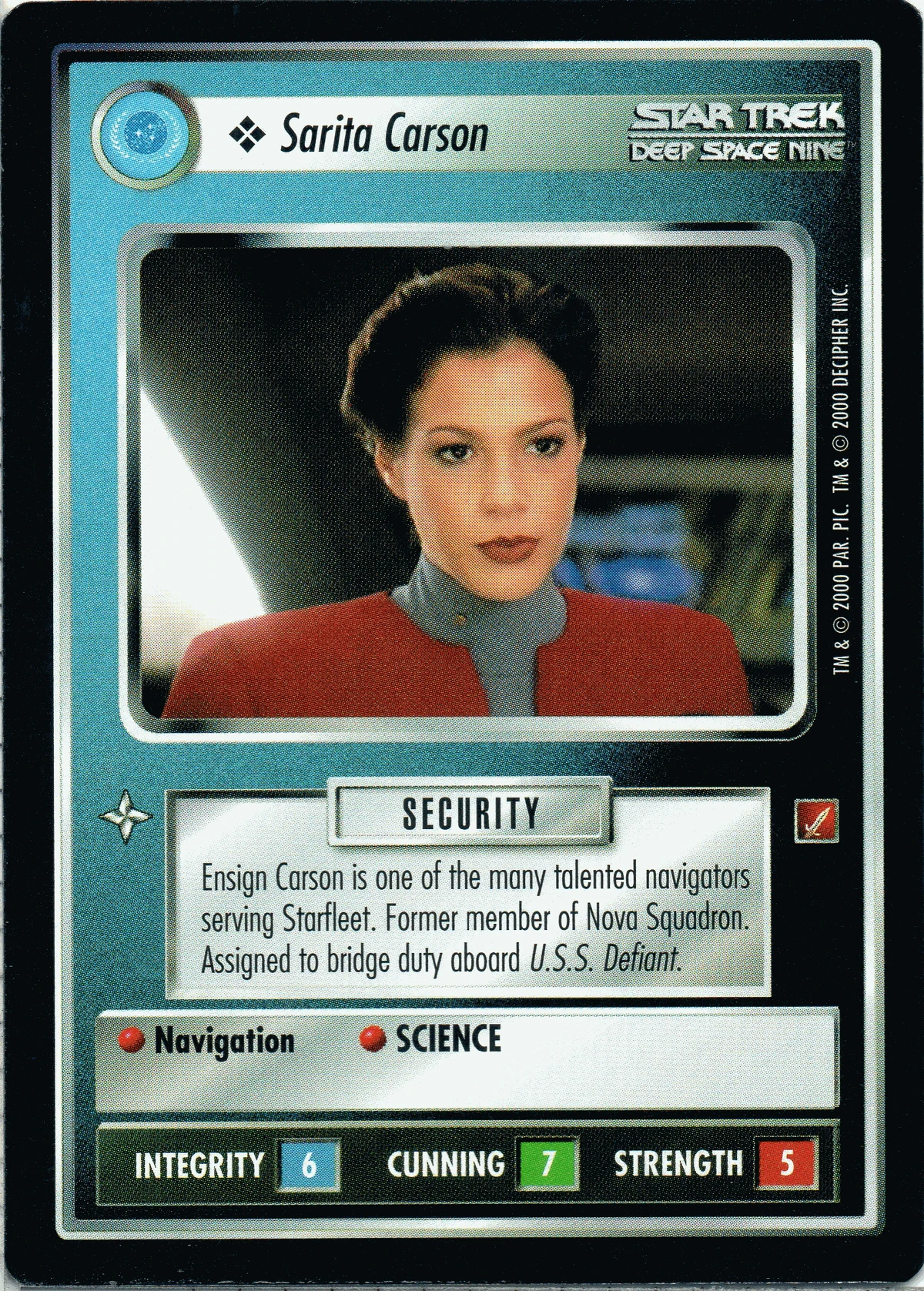 Sarita Carson | CardGuide Wiki | Fandom