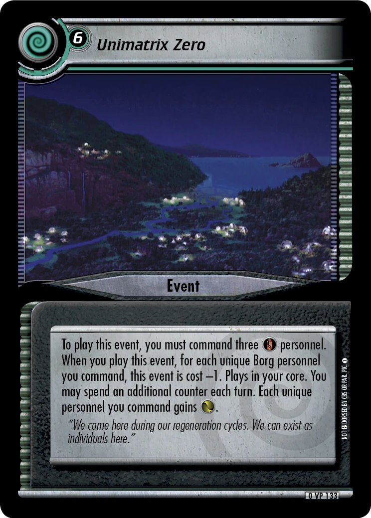 Unimatrix Zero (VP) | CardGuide Wiki | Fandom