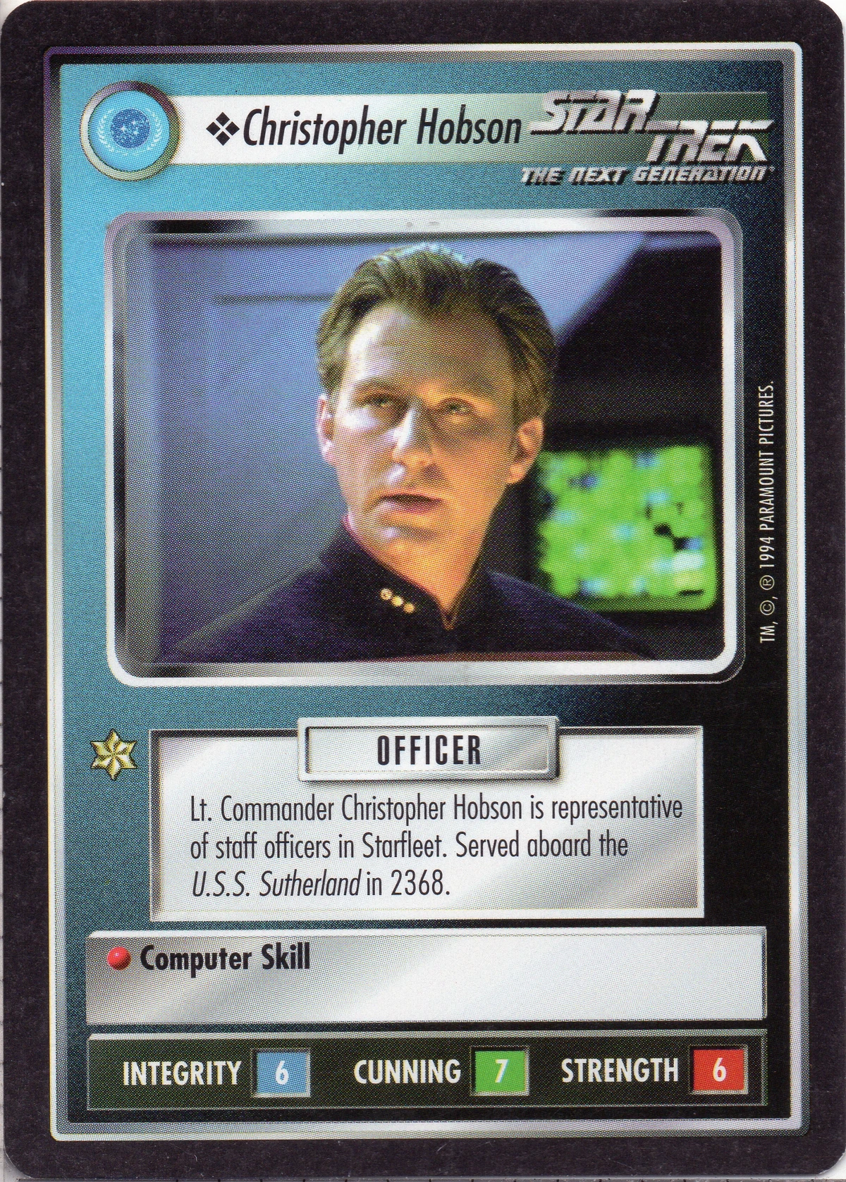Christopher Hobson | CardGuide Wiki | Fandom