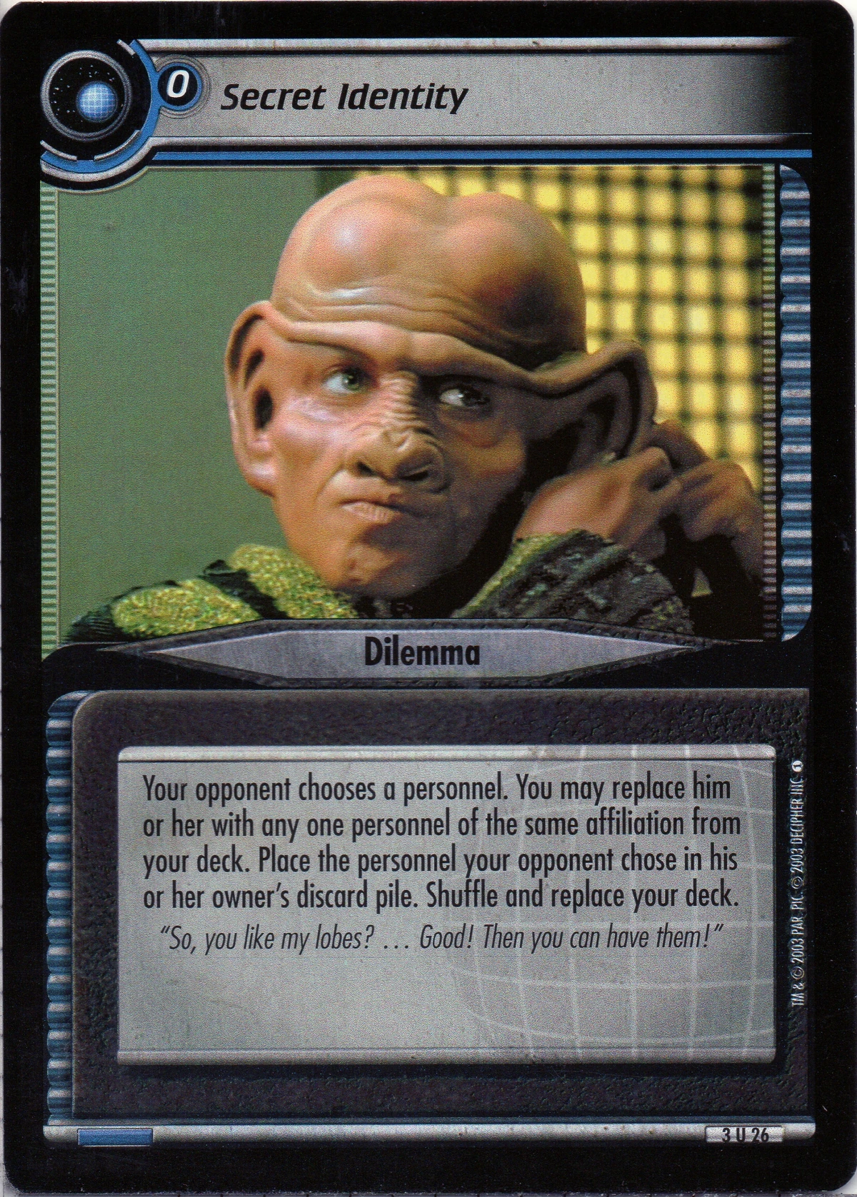 Secret Identity (CtA) | CardGuide Wiki | Fandom