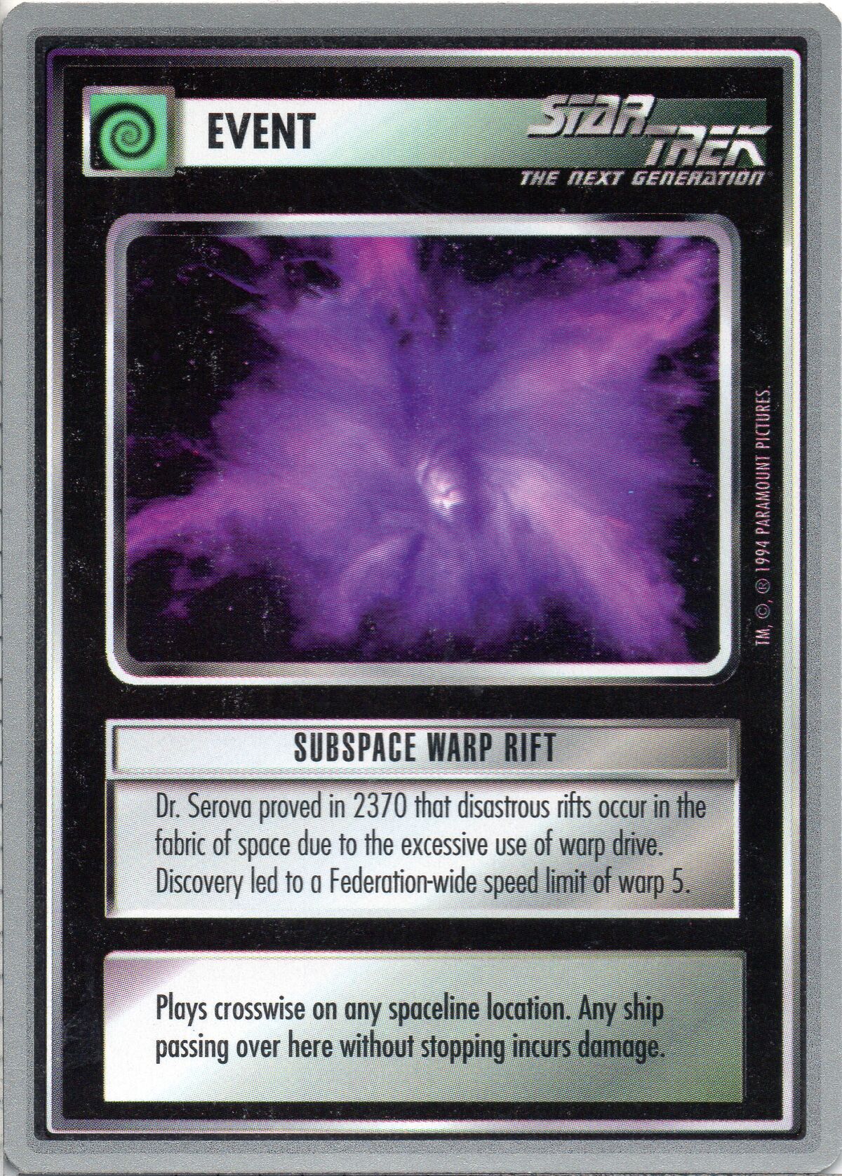 Subspace Warp Rift Ct Cardguide Wiki Fandom
