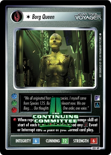 Borg Queen (VP TCC 221) | CardGuide Wiki | Fandom