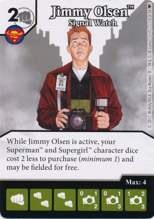 Jimmy Olsen - Signal Watch (S&WWSS) | CardGuide Wiki | Fandom