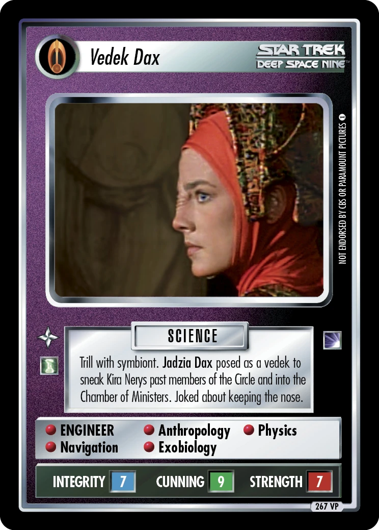 Vedek Dax (VP) | CardGuide Wiki | Fandom