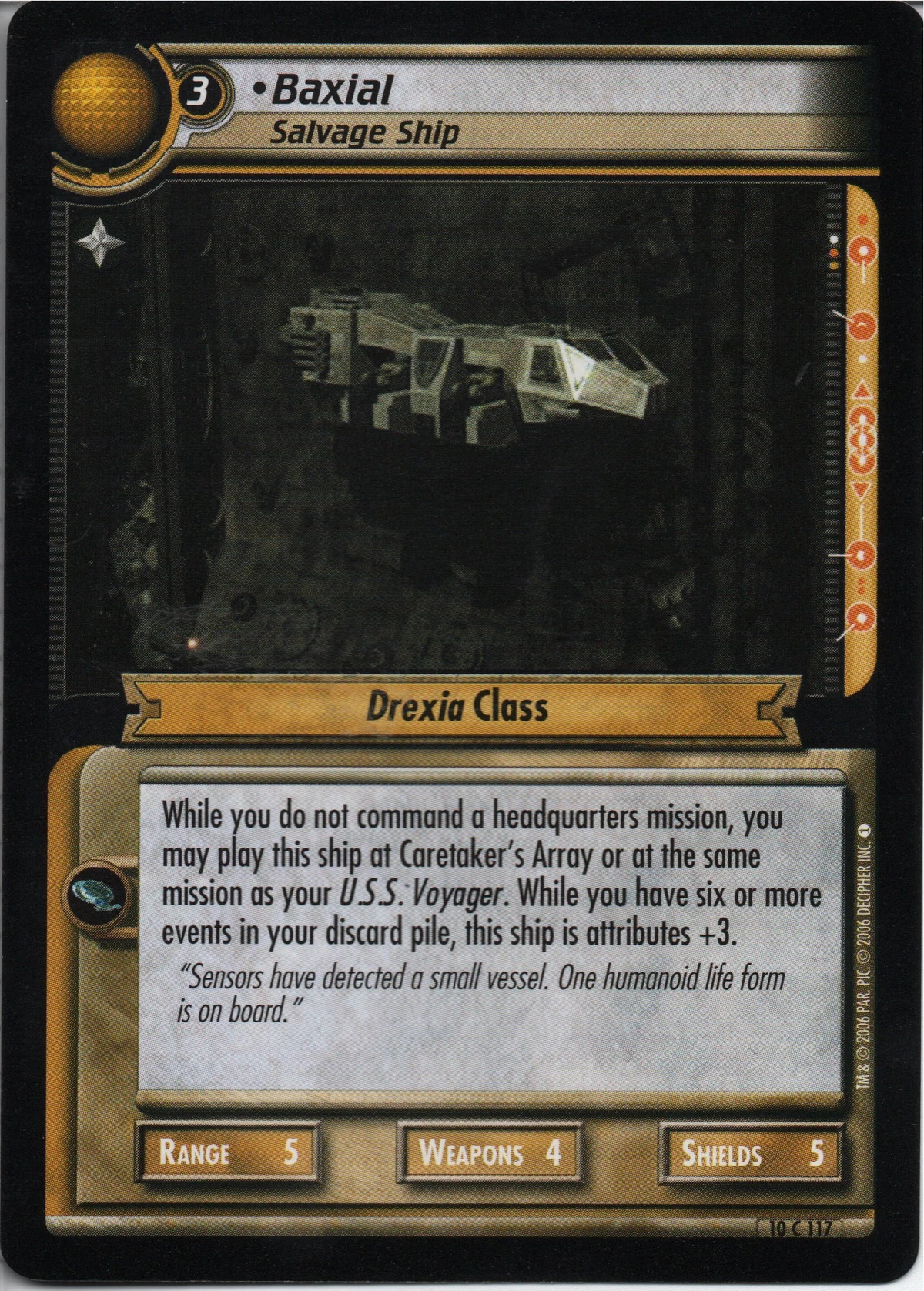 Baxial - Salvage Ship (CL) | CardGuide Wiki | Fandom