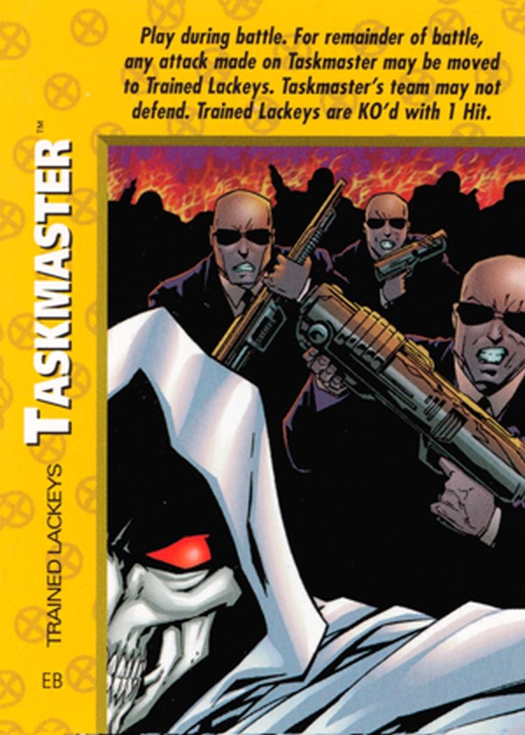 Taskmaster Trained Lackeys Xmop Cardguide Wiki Fandom