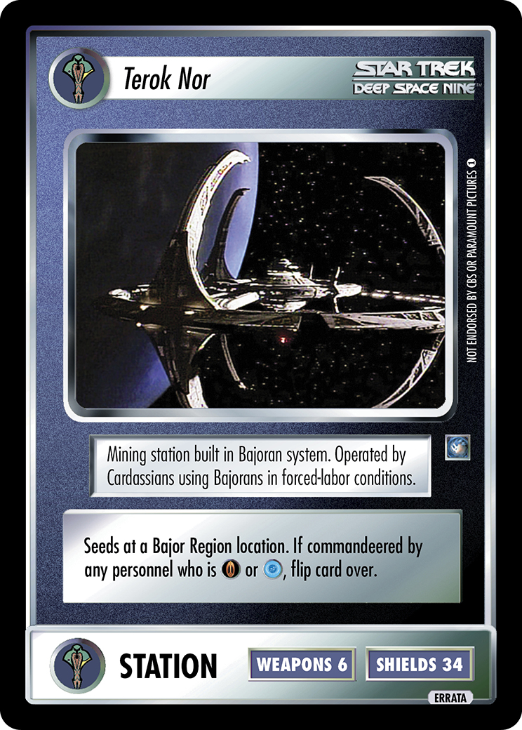 Terok Nor Errata Ds9 Cardguide Wiki Fandom