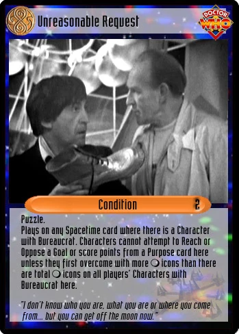 Unreasonable Request (AW) | CardGuide Wiki | Fandom