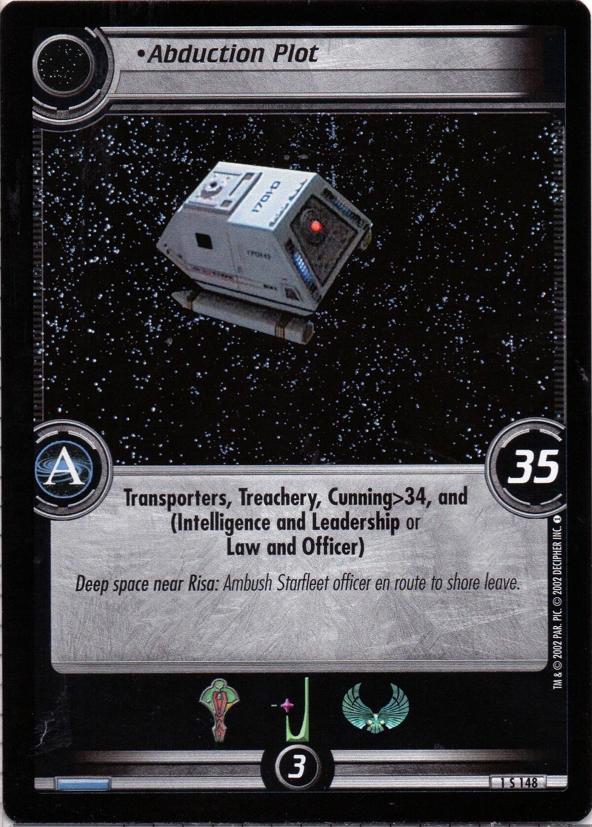 Abduction Plot 2e Cardguide Wiki Fandom