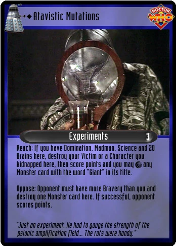 Atavistic Mutations (BS) | CardGuide Wiki | Fandom