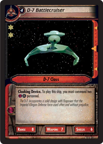 D-7 Battlecruiser (TATV) | CardGuide Wiki | Fandom