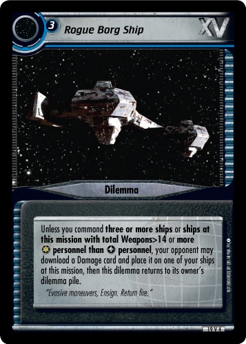 Rogue Borg Ship (Legacy) | CardGuide Wiki | Fandom