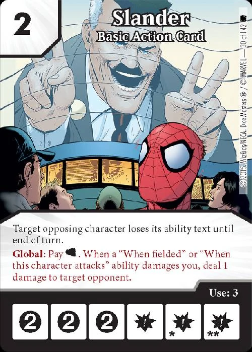 Slander - Basic Action Card (TASM) | CardGuide Wiki | Fandom