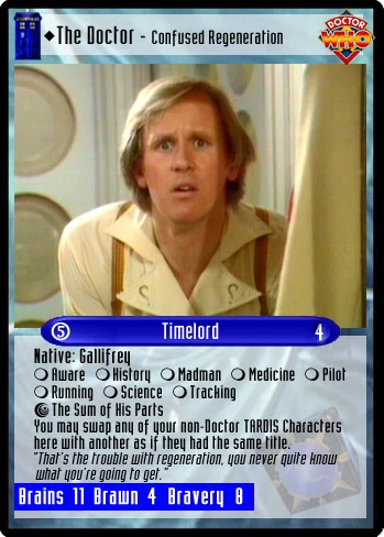 The Doctor (5) - Confused Regeneration (PD) | CardGuide Wiki | Fandom