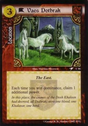 Vaes Dothrak (AFoD) | CardGuide Wiki | Fandom