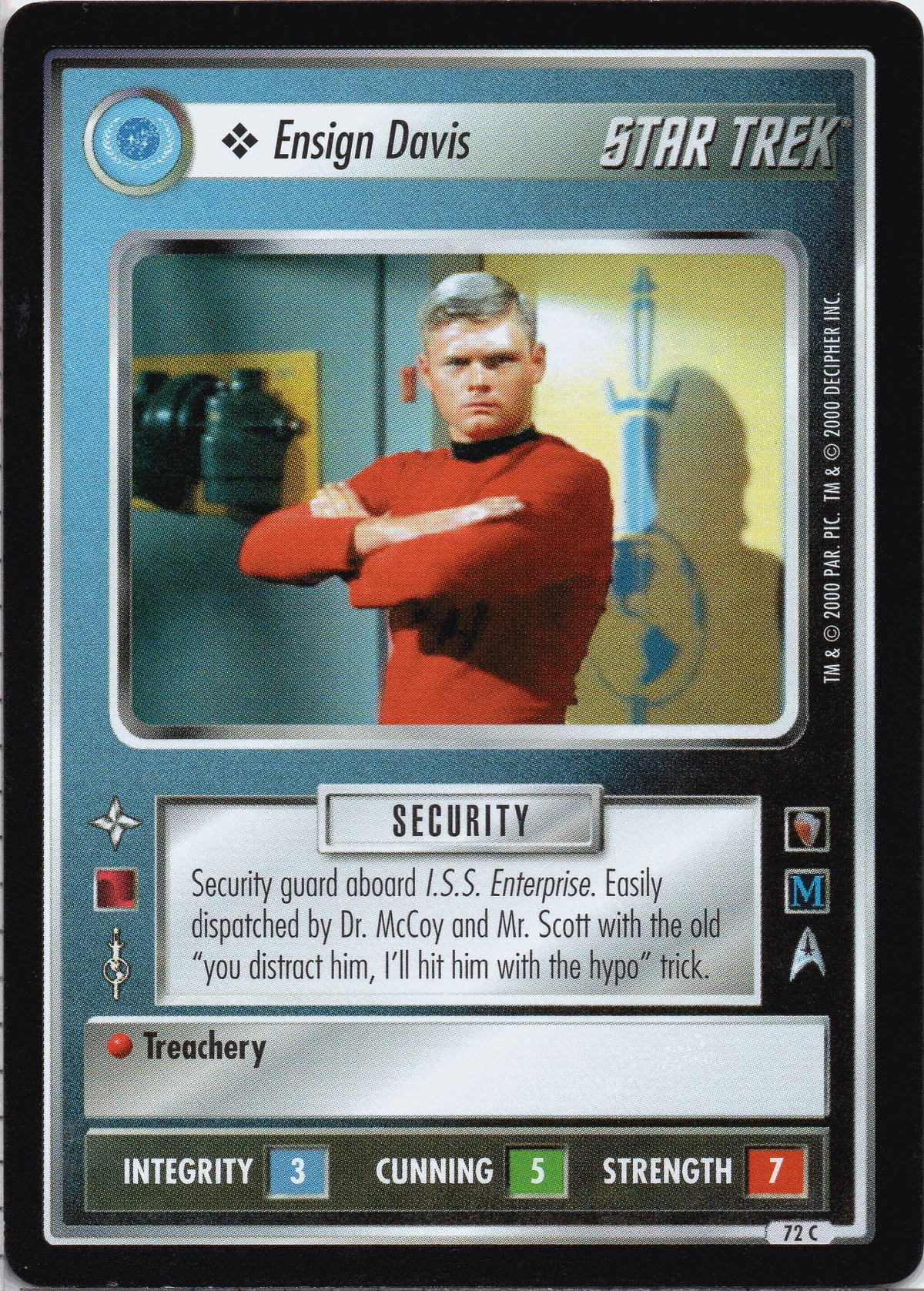 Ensign Davis | CardGuide Wiki | Fandom