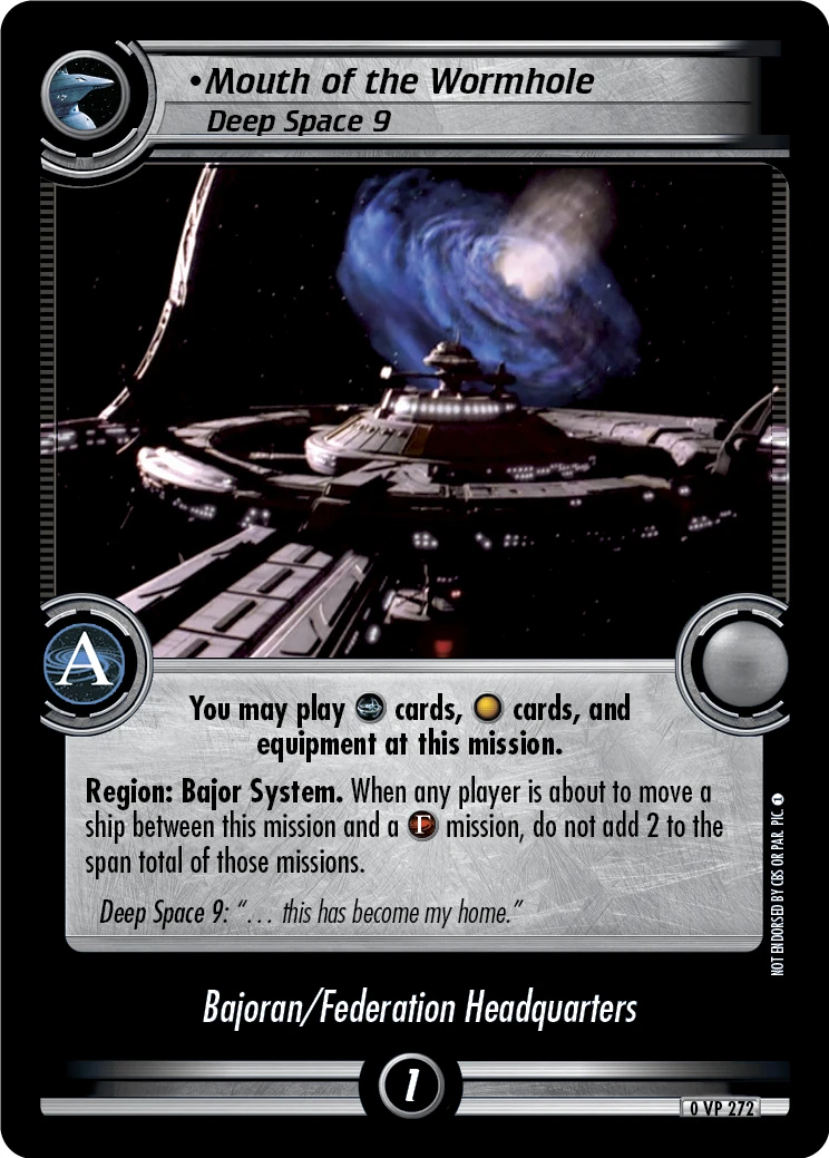 Mouth of the Wormhole - Deep Space 9 (VP) | CardGuide Wiki | Fandom