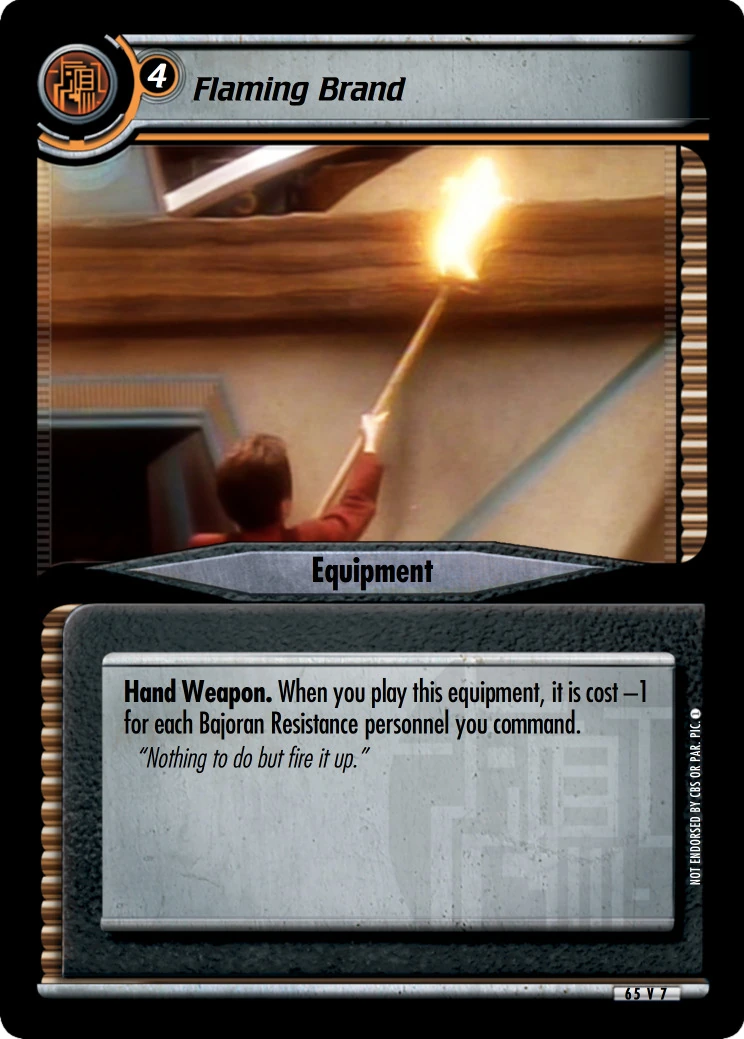 Flaming Brand (RoF) | CardGuide Wiki | Fandom