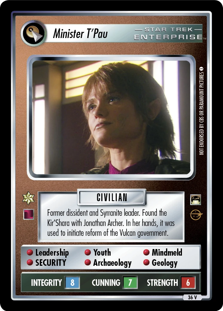 Minister T'Pau (LLaP) | CardGuide Wiki | Fandom