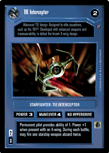 TIE Interceptor (DS2) | CardGuide Wiki | Fandom