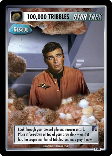 100,000 Tribbles - Rescue (VP) | CardGuide Wiki | Fandom