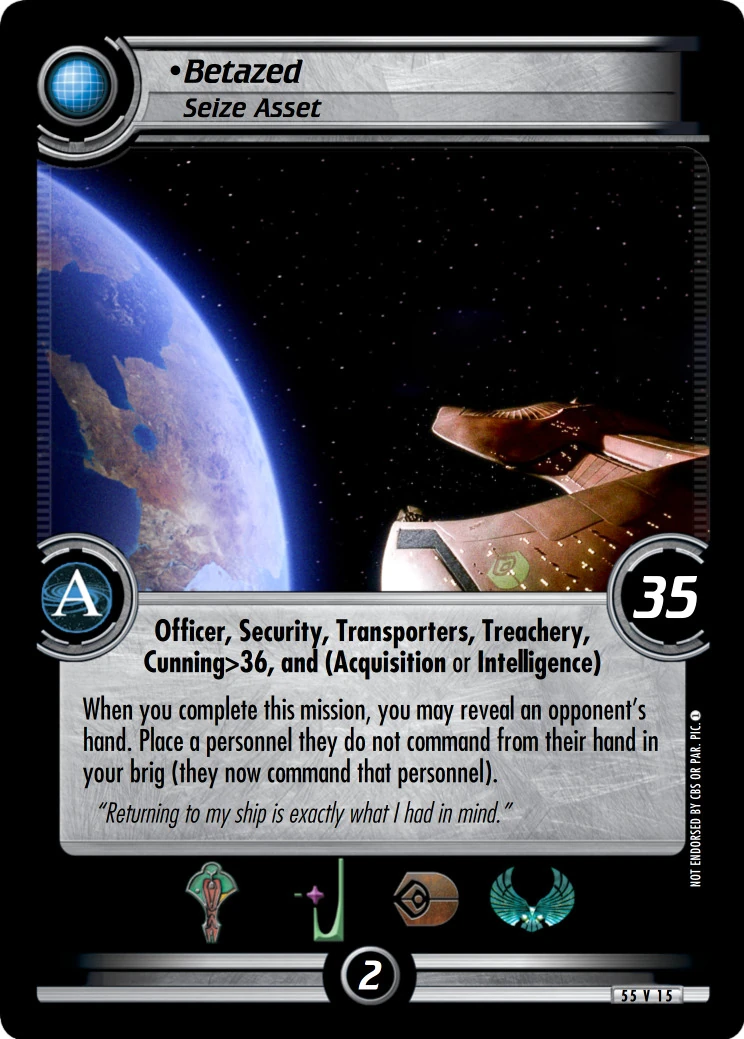 Betazed - Seize Asset (HaD) | CardGuide Wiki | Fandom