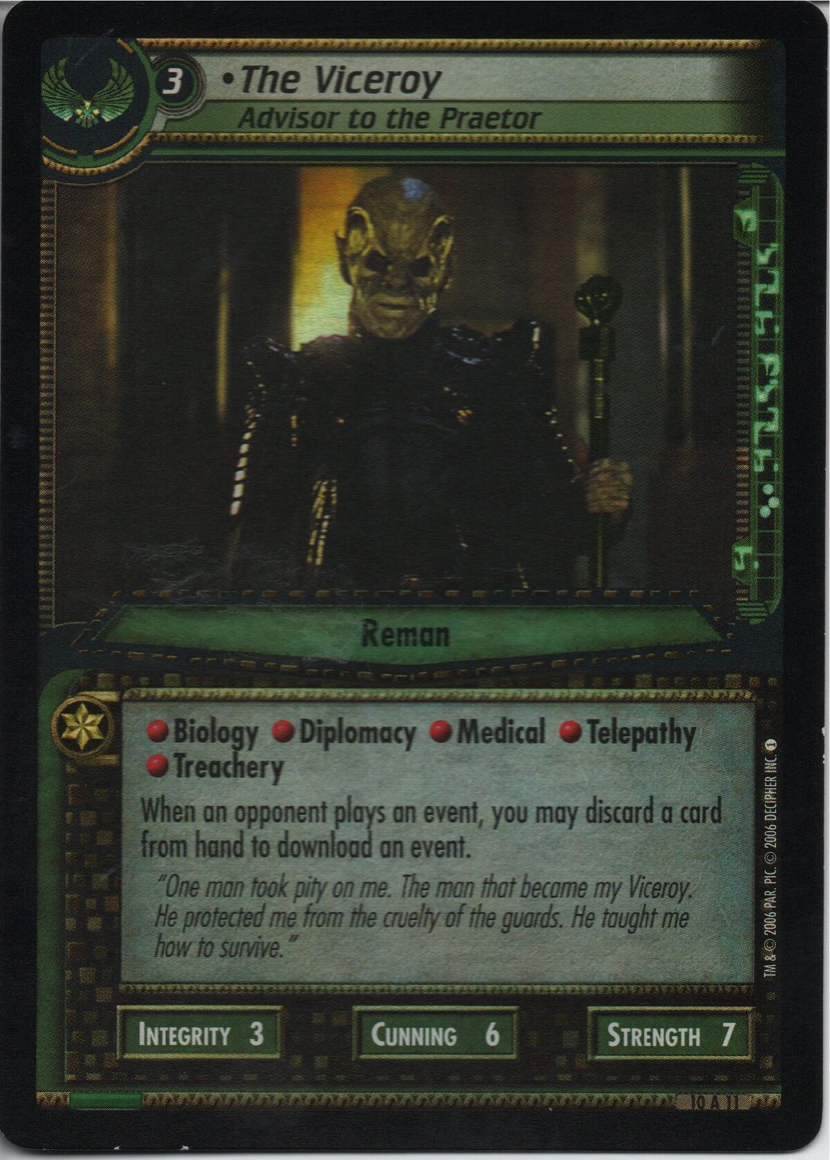 The Viceroy Advisor To The Praetor Archive Cardguide Wiki Fandom