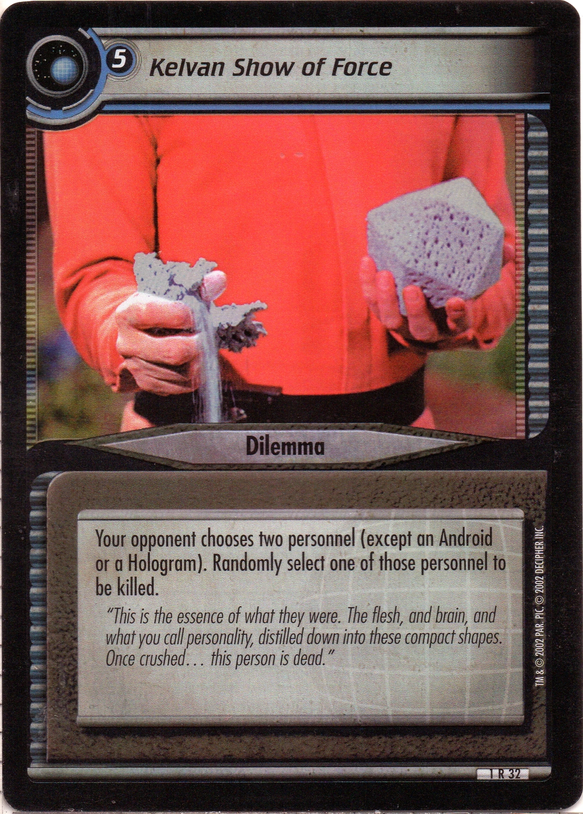 Kelvan Show of Force (RF2) | CardGuide Wiki | Fandom